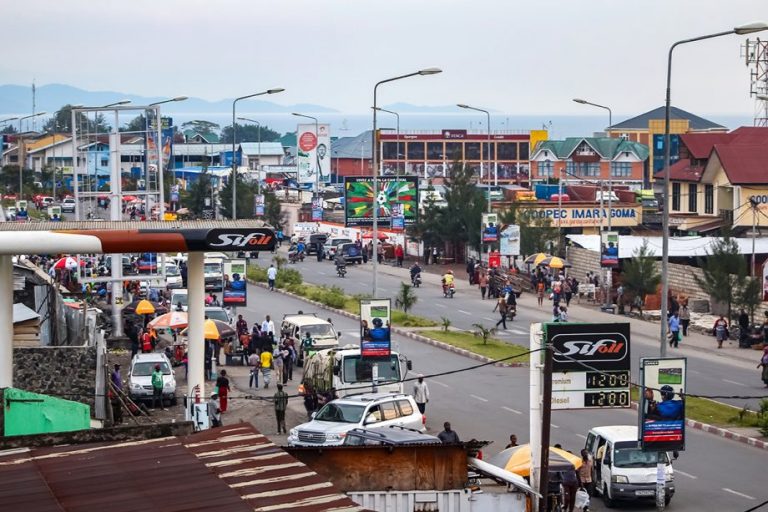 Goma town - the town of goma , congo town, congo tour, congo safari