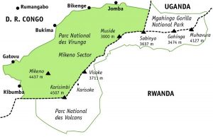 Sectors of Virunga National Park - Virunga National Park Congo